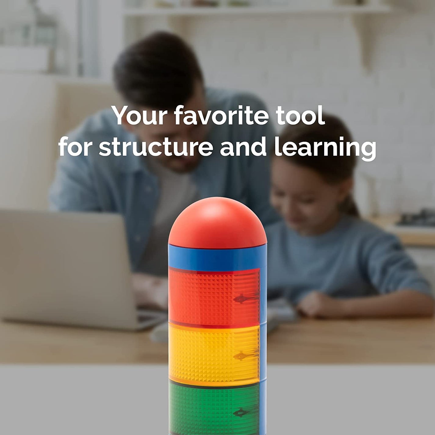 Visual Timer for Kids - Pre-Alarm Stoplight Countdown Timer ...