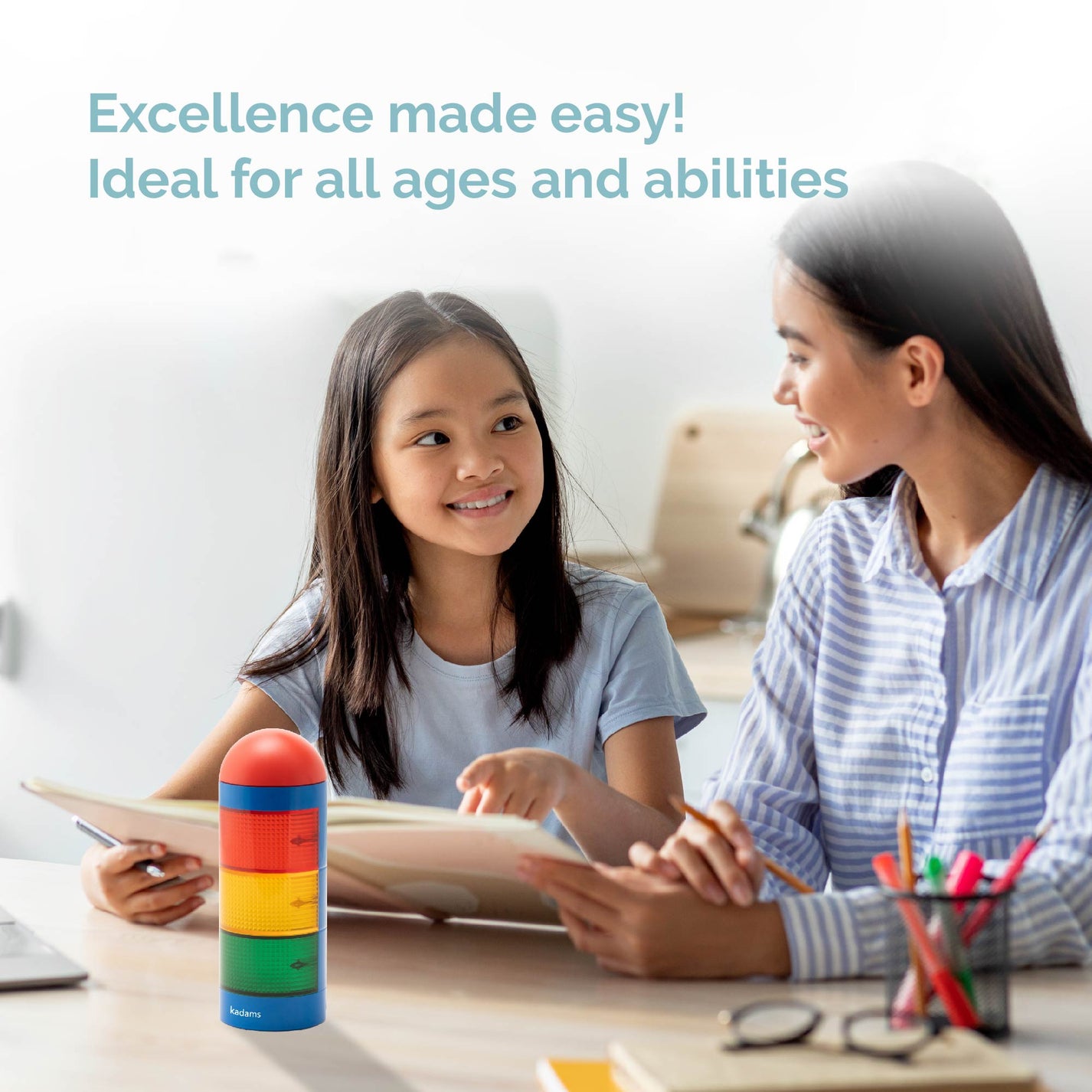 Visual Timer for Kids - Pre-Alarm Stoplight Countdown Timer ...